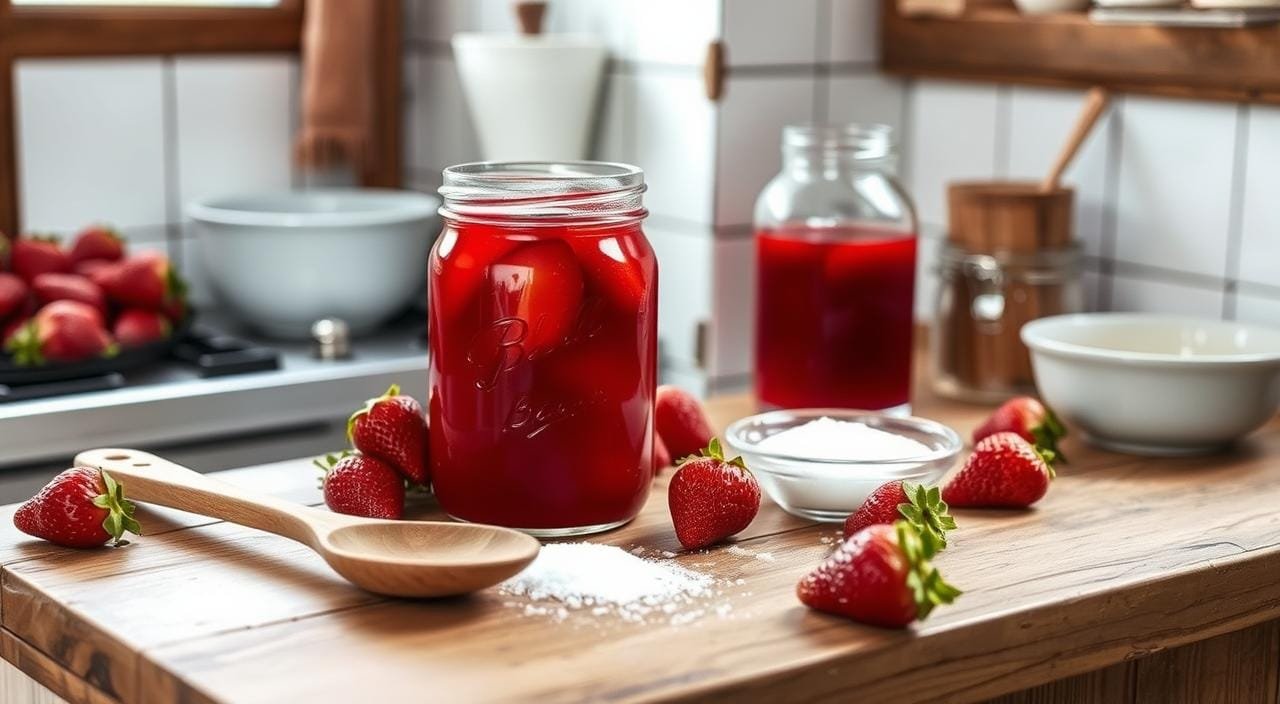Strawberry Fruit Syrup: Homemade and Perfect for Any Dessert